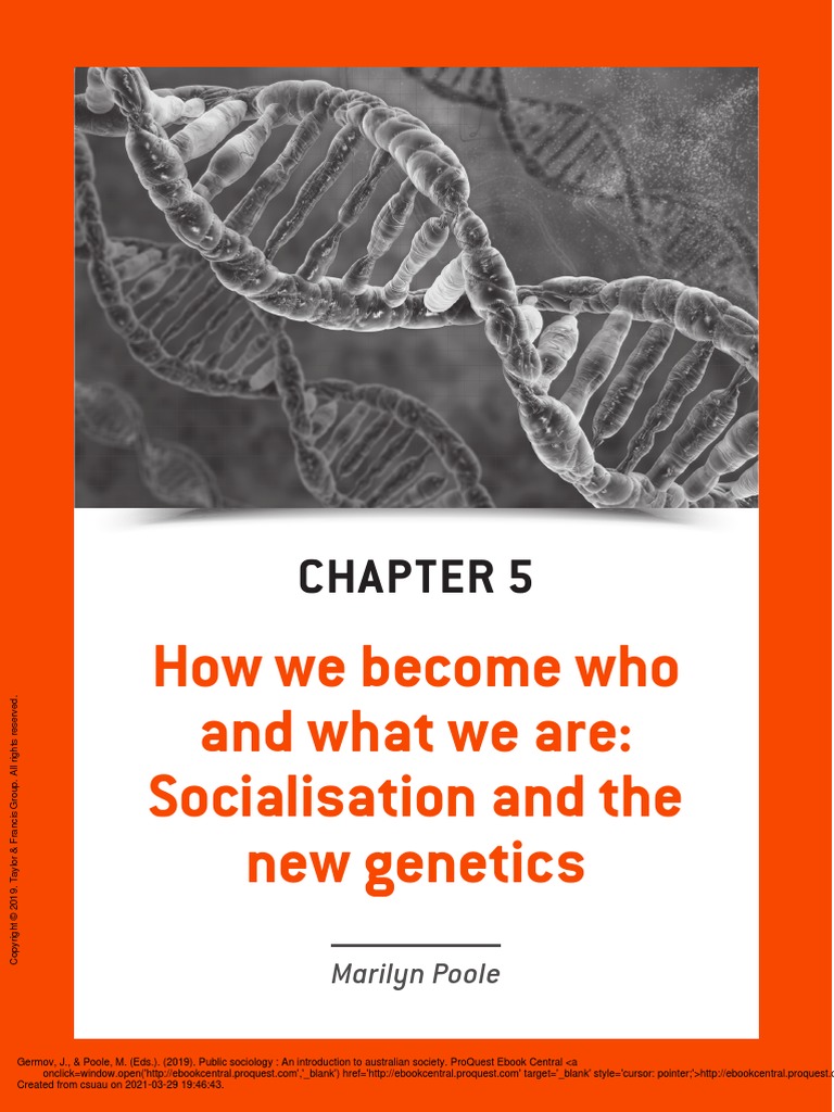 Public Sociology: An Introduction To Australian Society. Chapter 5 ...