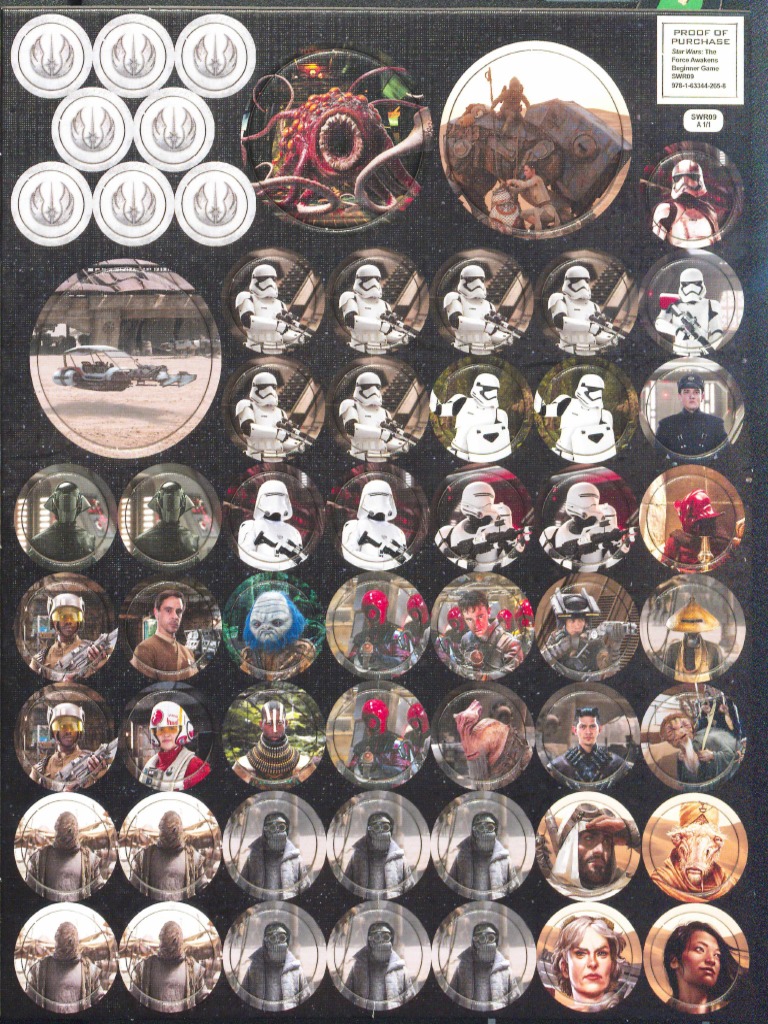 The Force Awakens - (SWR09) Beginner Game - Tokens | PDF