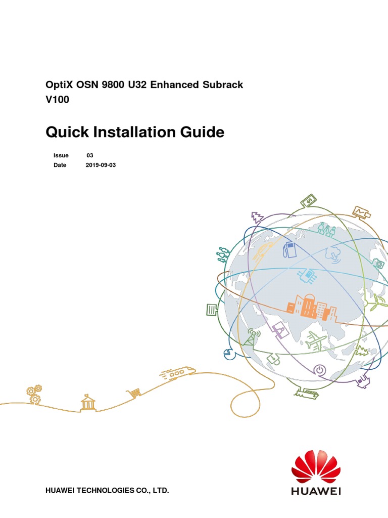 OSN 9800 U32 Enhanced Subrack Quick Installation Guide 03 | PDF | Electrostatic Discharge | Air ...