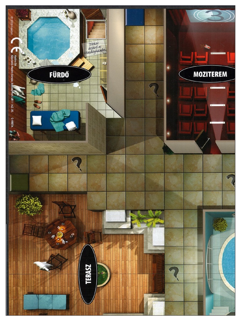 Cluedo Map A4 | PDF