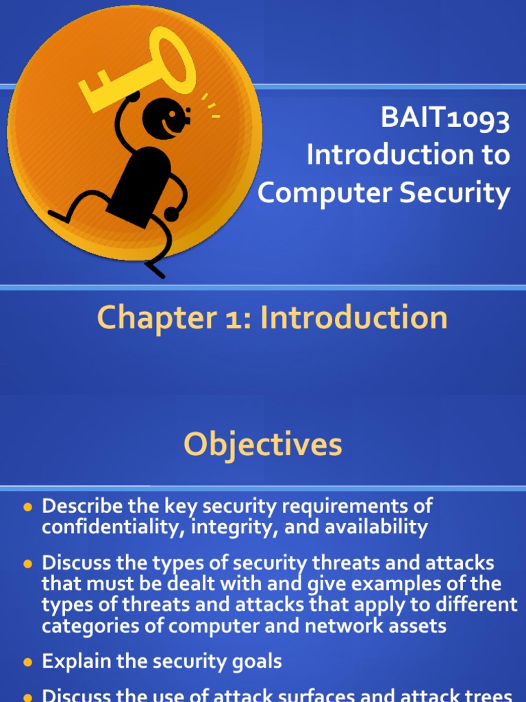 Chapter 1 Introduction Pdf Threat Computer Information Security