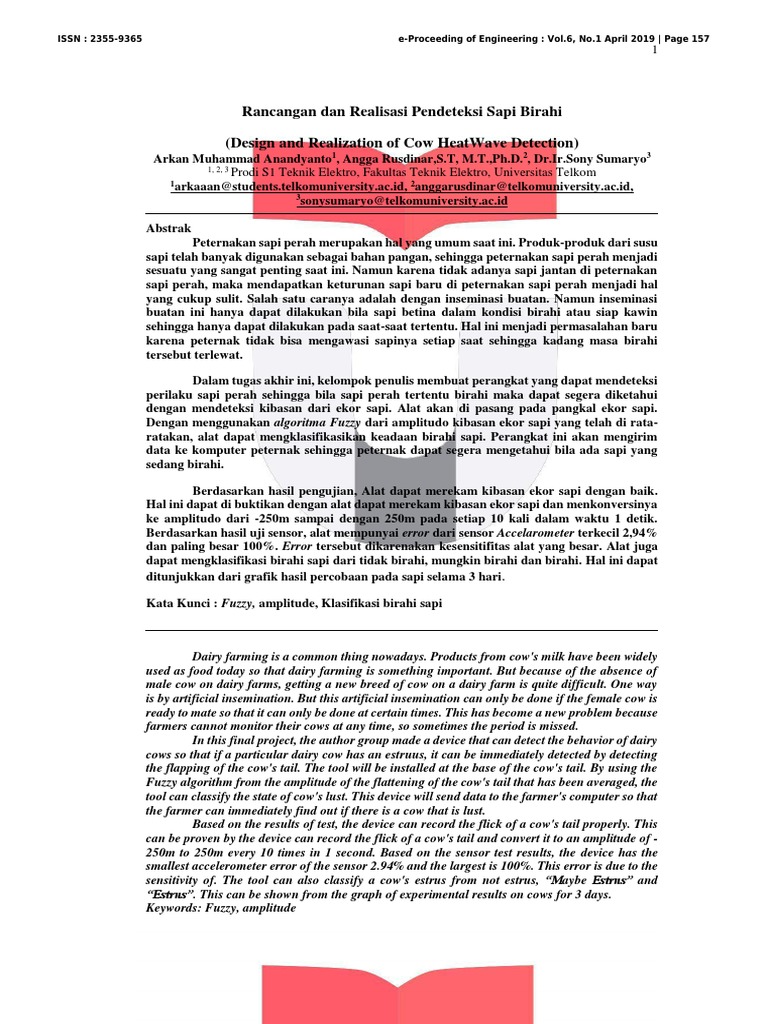 Gerak Ekor Tanda Birahi | PDF