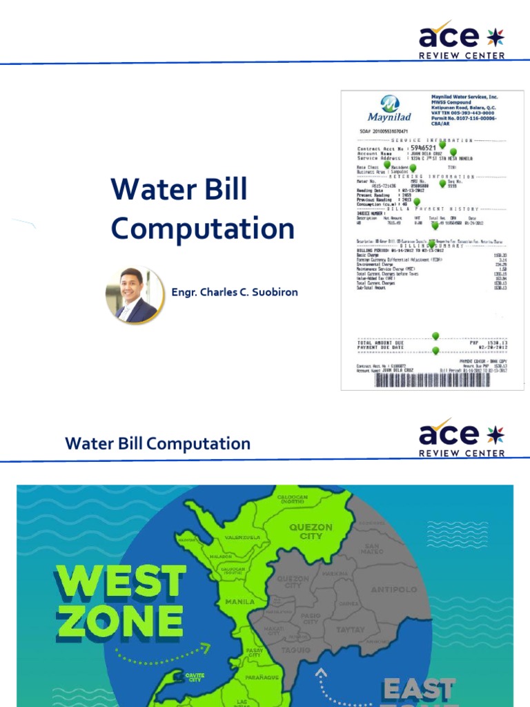 Water Bill Computation | PDF | Environmental Engineering | Waste ...