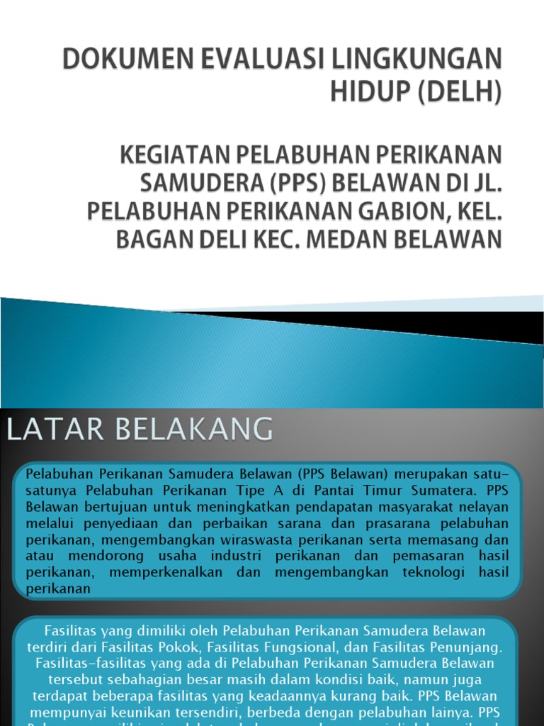 Dokumen Evaluasi Lingkungan Hidup (Delh) | PDF