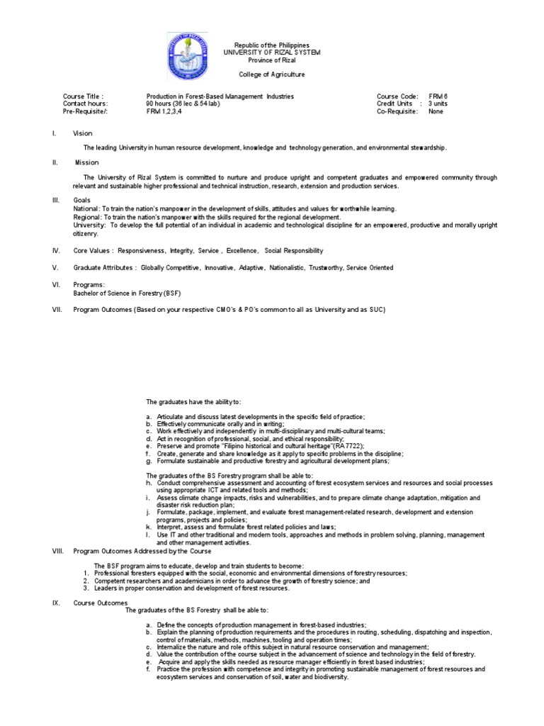 Production Management in Forestry | PDF | Forestry | Sustainability