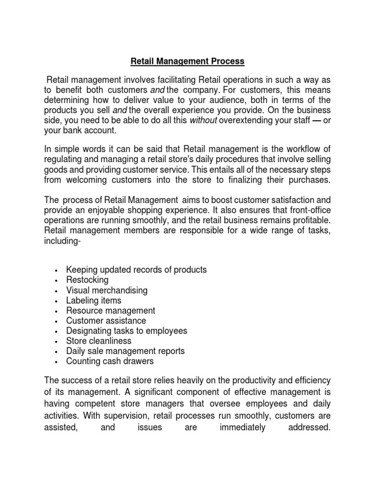 A Comprehensive Breakdown of the Key Processes Involved in Effective ...