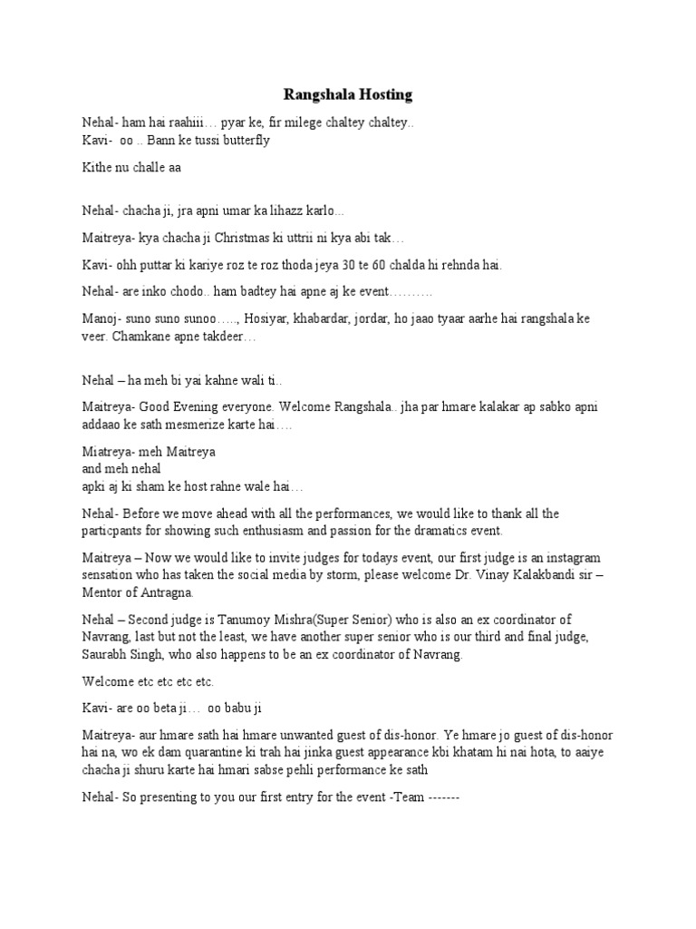 Rangshala Hosting | PDF | Art | Religion & Spirituality