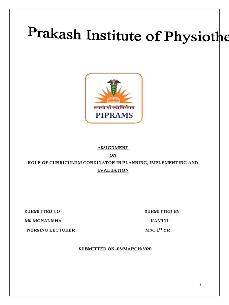 Role - of - Curriculum - Coordinator 3 | PDF | Curriculum | Teachers