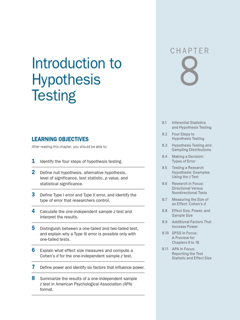 Hypothesis Testing Fundamentals Explained | PDF | Self-Improvement ...