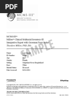 MCMI IV Interpretation Webinar Handout | PDF | Personality Disorder | Spectrum Disorder