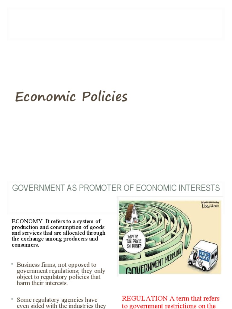 6 Economic Policies | PDF | Inflation | Fiscal Policy