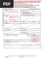 EU Health Certificate For Pet Importation | PDF