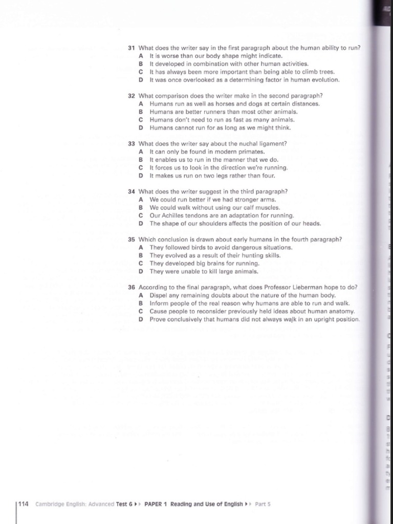 EE1 CAE Reading Test 6 Part 5b | PDF