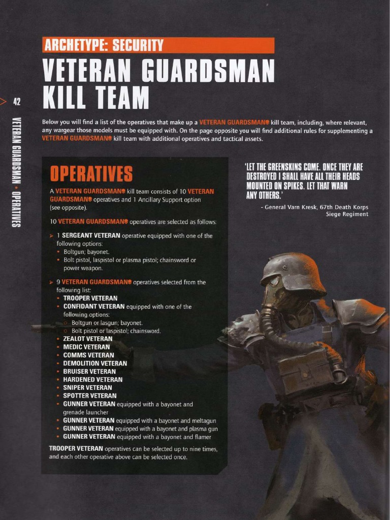 Death Corp of Krieg - Veteran Guardsmen | PDF
