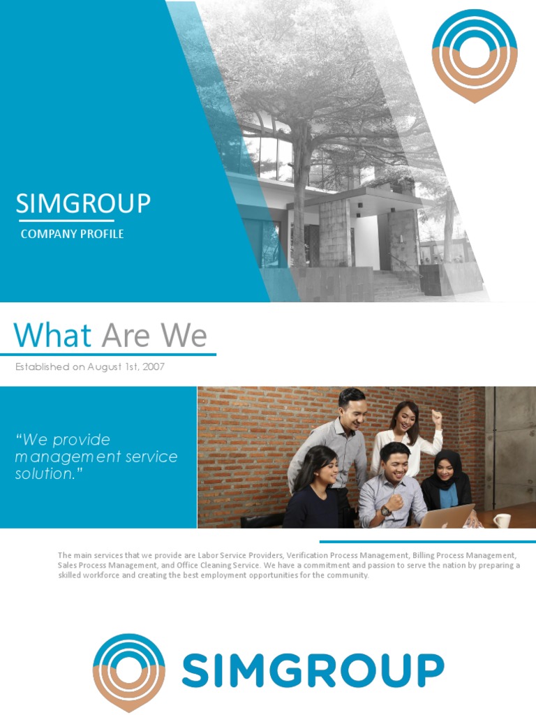 Company Profile Simgroup | PDF | Recruitment | Call Centre