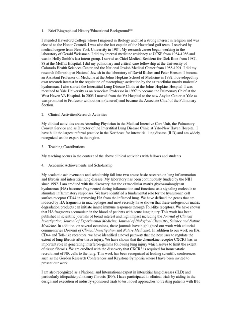 Sample Intellectual Statements | PDF | Inflammation | Diabetes