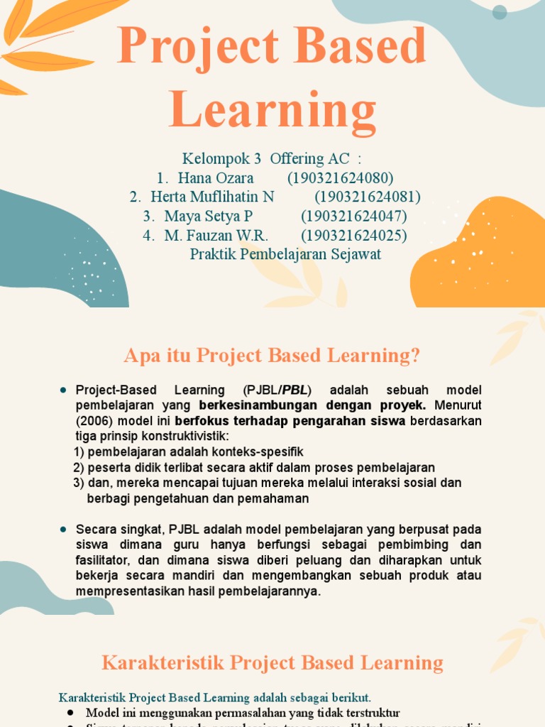 Kelompok 3 - Project Based Learning | PDF
