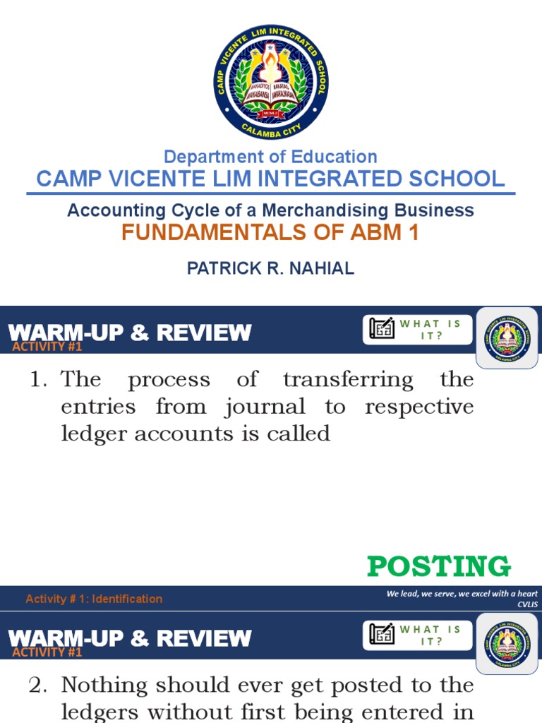 2021 FABM 1 Lesson 3 Q2 Merchandising | PDF | Business Economics ...