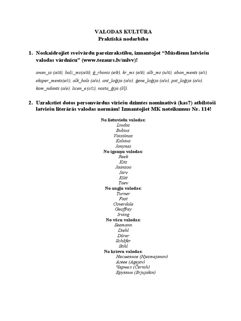 10 - Rakstu Valoda | PDF