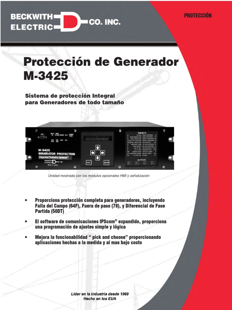 M 3425 SP Spanish Manual | PDF | Corriente alterna | Relé