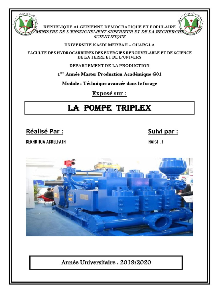 Pompe FFF | PDF | Piston | Pompe