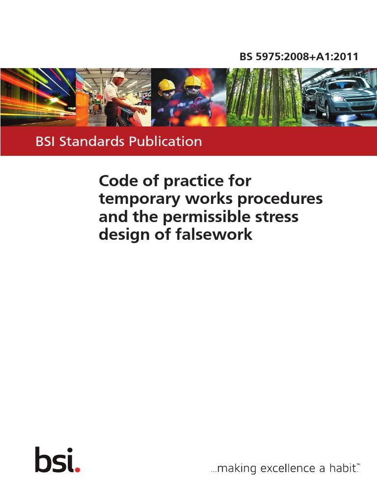 Code of Practice For Temporary Works Procedures and The Permissible ...