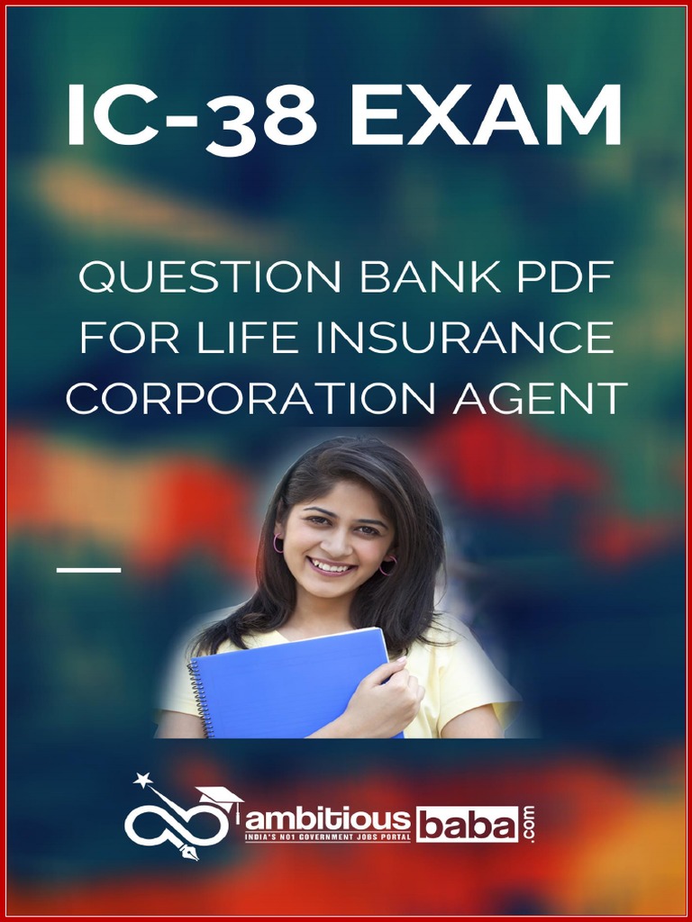 IC 38 IRDA Exam Question Bank PDF For Life Insurance - Ambitious Baba | PDF | Insurance | Life ...