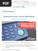 HP M404 Printer: Exit MFG Mode Guide | PDF