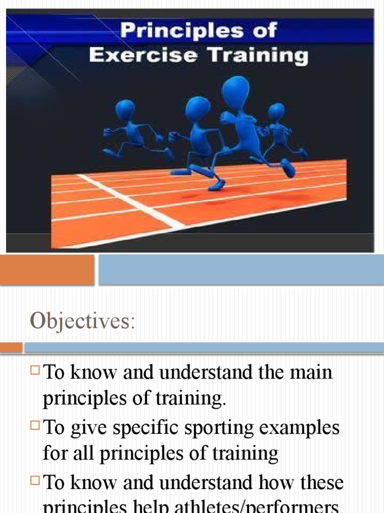 Principles of Exercise Training | PDF | Physical Fitness | Skeletal Muscle