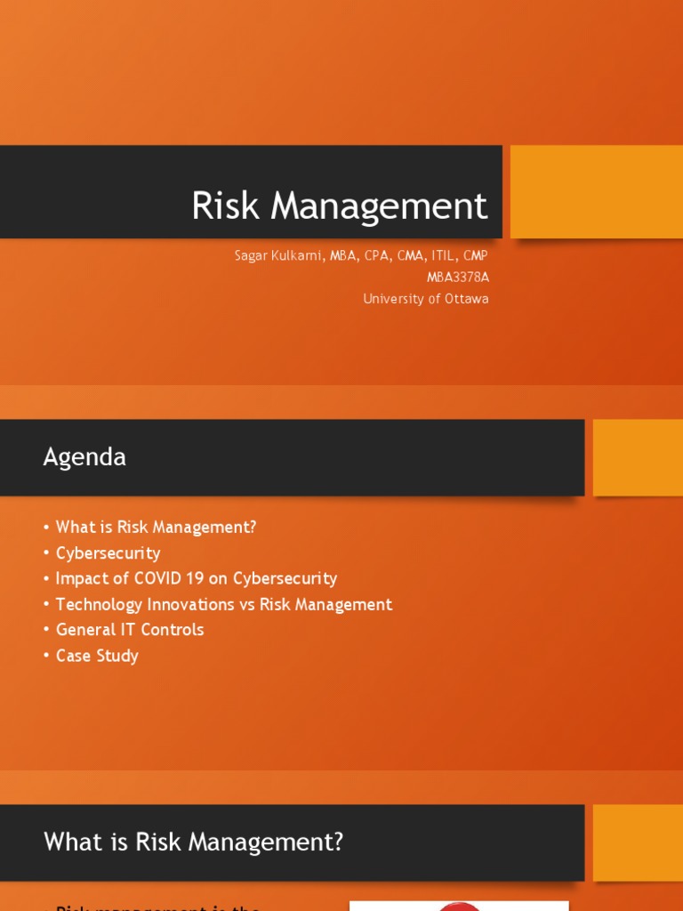 Topic 3 - Emerging Trends and Risk Management | PDF | Security ...