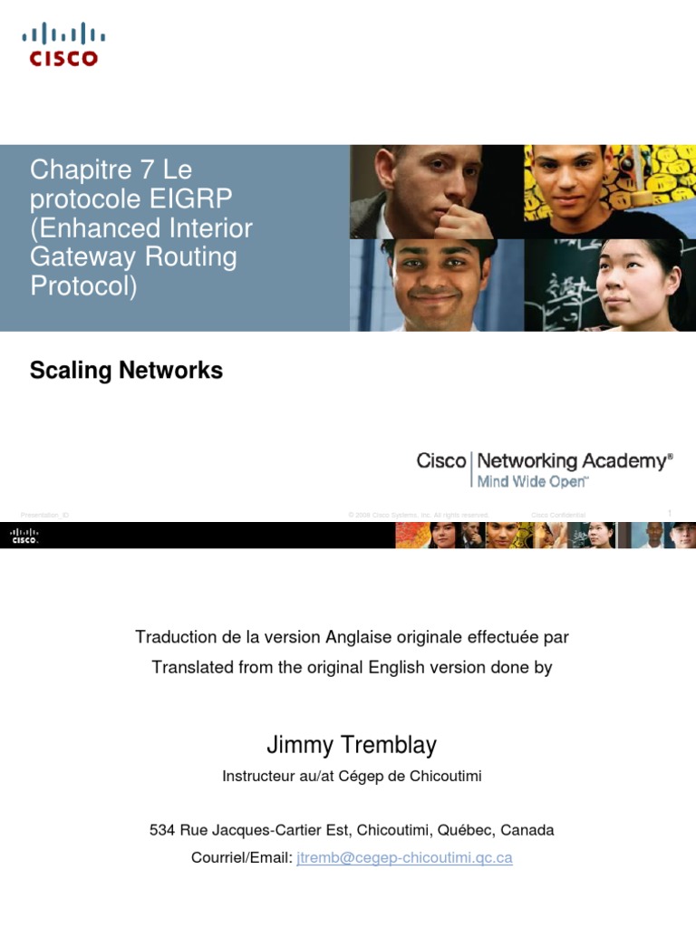 Chapitre 7 - EIGRP | PDF | I Pv6 | Adresse IP