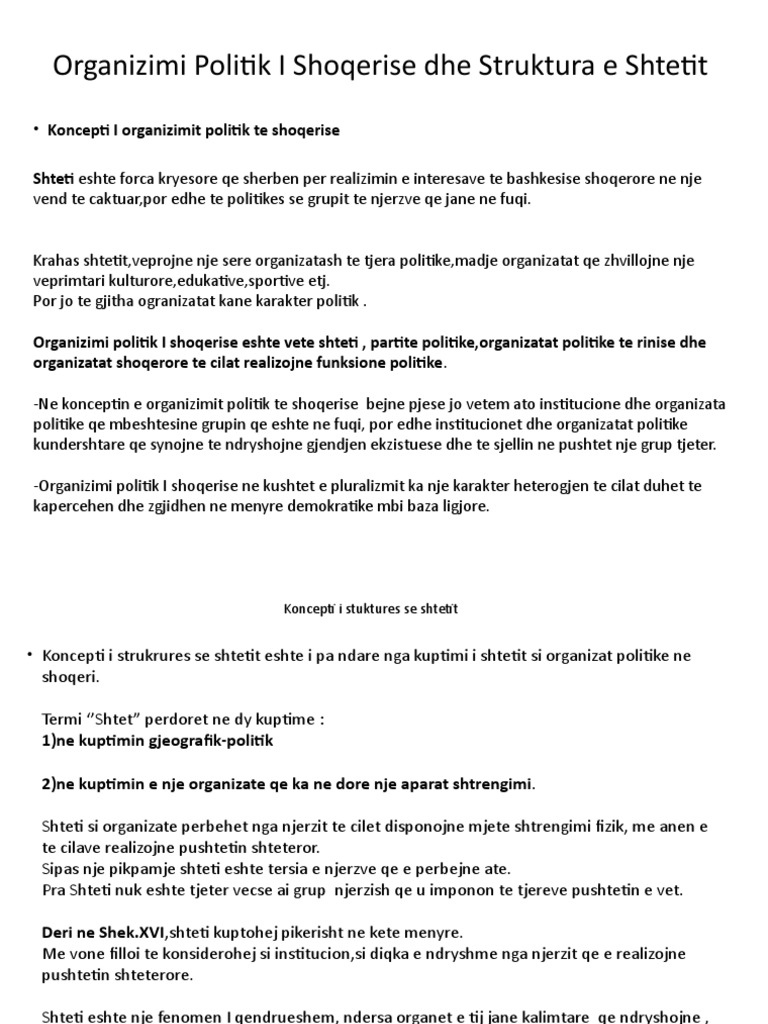 SHteti Dhe e Drejta | PDF