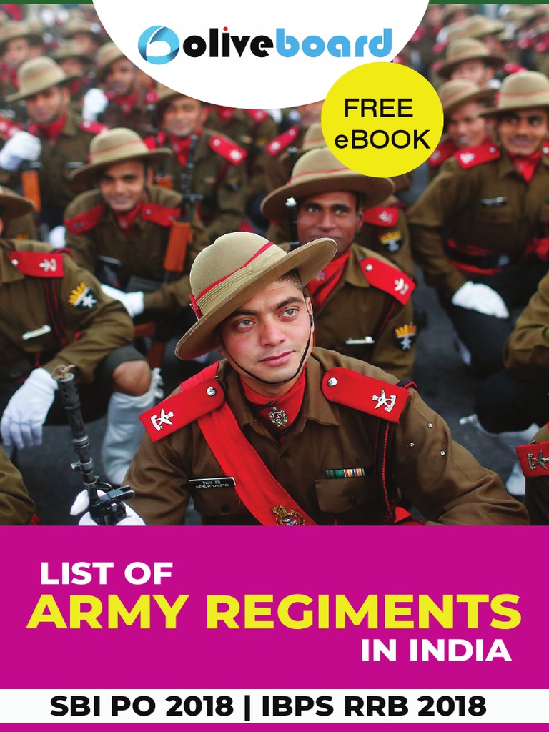 Regiments in Indian Army | PDF | Regiment | Infantry