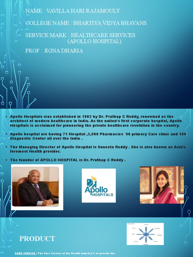 Apollo Hospital Presentation | PDF | Hospital | Physical Examination