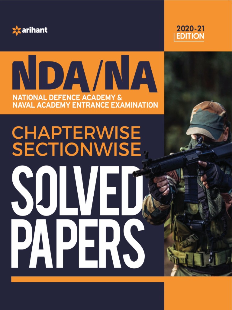 NDA, NA Solved Paper Chapterwise 2020-2021 - Arihant | PDF | Integral ...