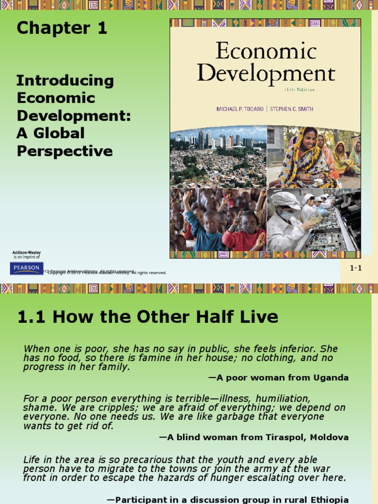 Chapter 1 - Introducing Economic Development A Global Perspective | PDF ...