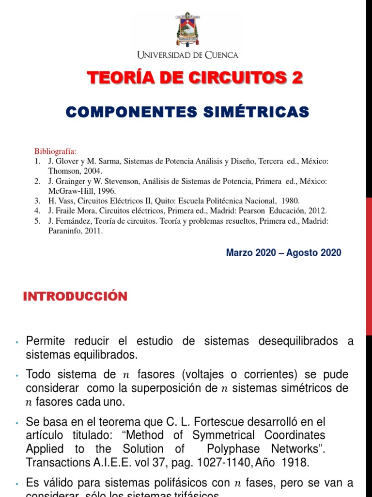 Capítulo 5 - 1 Componentes Simétricas | PDF | Matemáticas | Fuerza