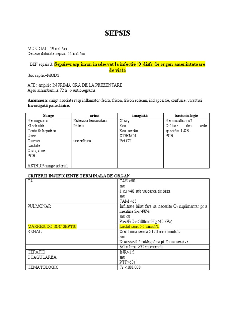 SEPSIS | PDF