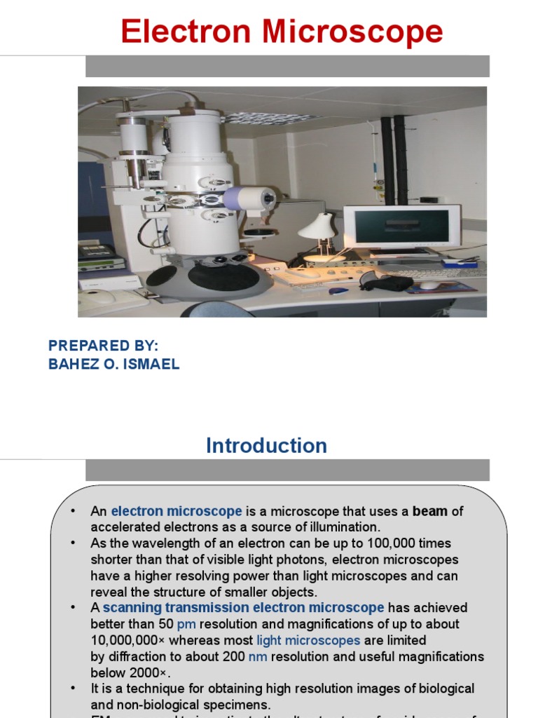 Prepared By: Bahez O. Ismael | PDF | Transmission Electron Microscopy ...