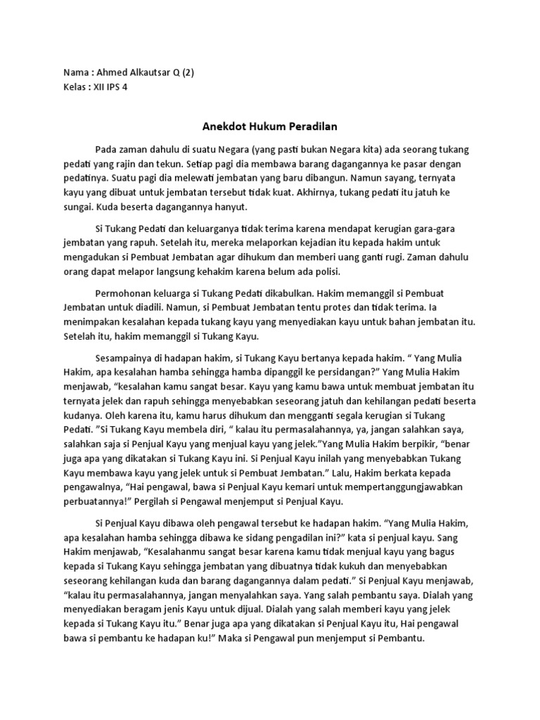Teks Anekdot | PDF