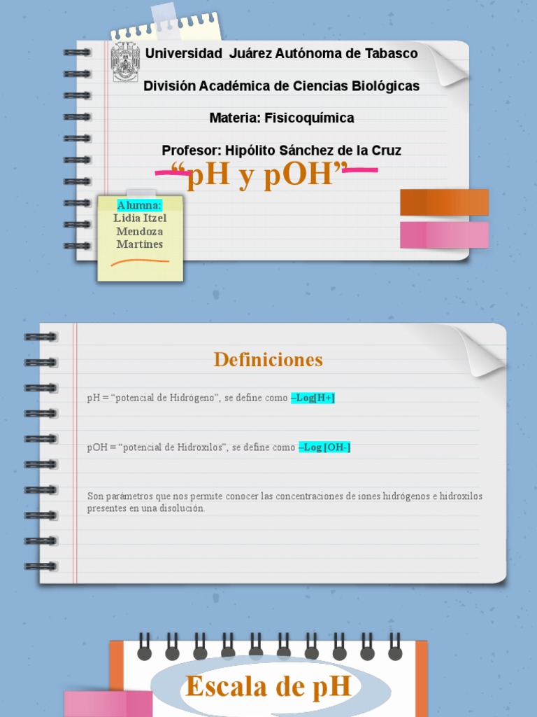 PH y pOH | PDF | Ph | Ácido