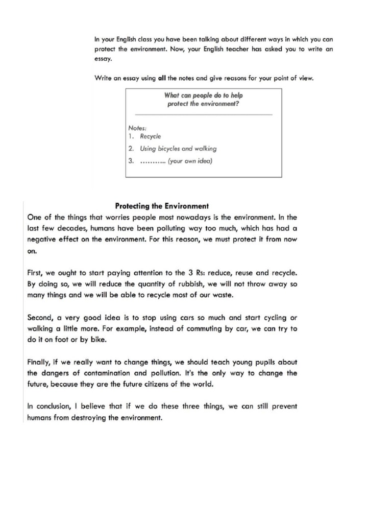 Essay Writing Examples FCE Practice Exam Papers | PDF