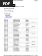 Sample Bank Header | PDF