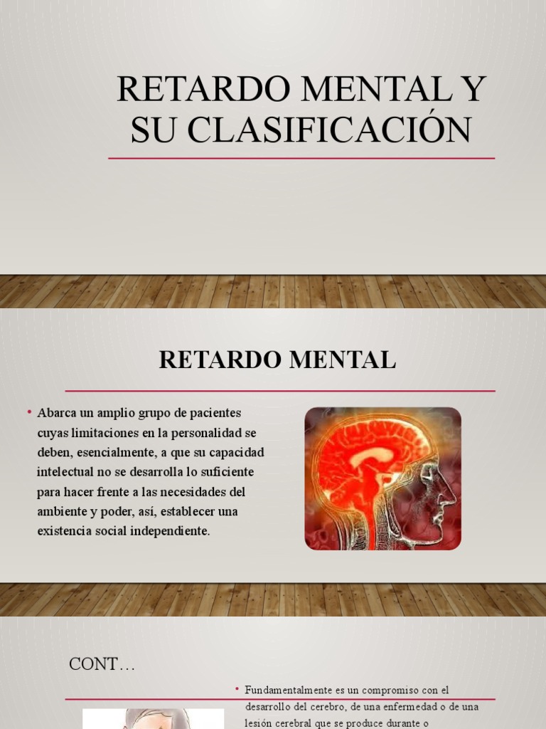 Retardo Mental y Su Clasificación | PDF | Discapacidad intelectual ...