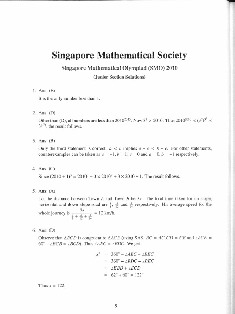 Math Problem Solutions | PDF