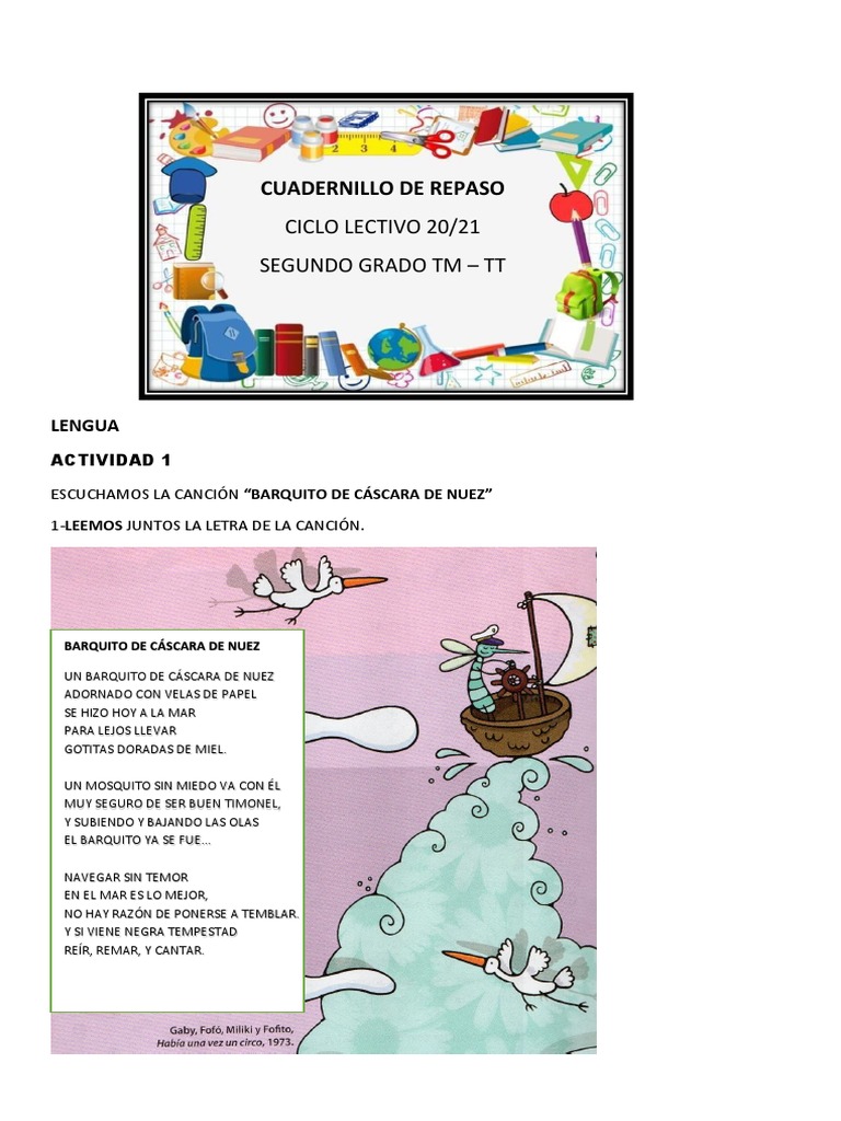 Cuadernillo Repaso Segundo Grado TM y TT 2021-1 | PDF | Alfabeto | Sílaba Cuadernillo Repaso Segundo Grado TM y TT 2021-1 | PDF | Alfabeto | Sílaba