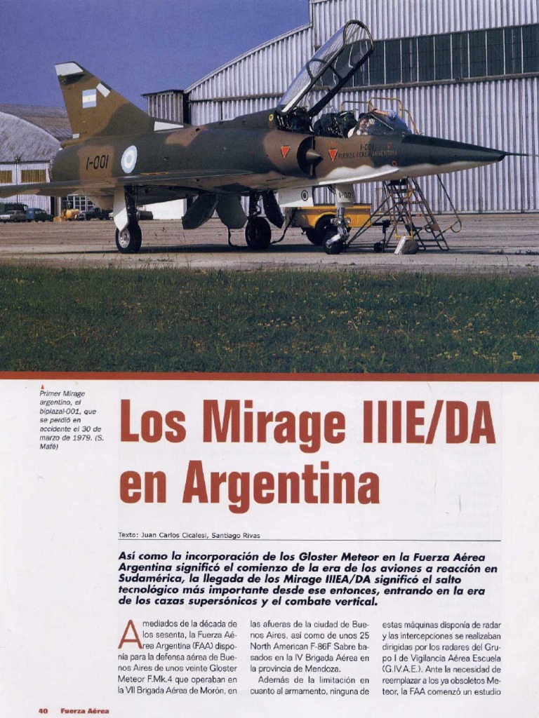 Mirage III en la Fuerza Aérea Argentina | PDF
