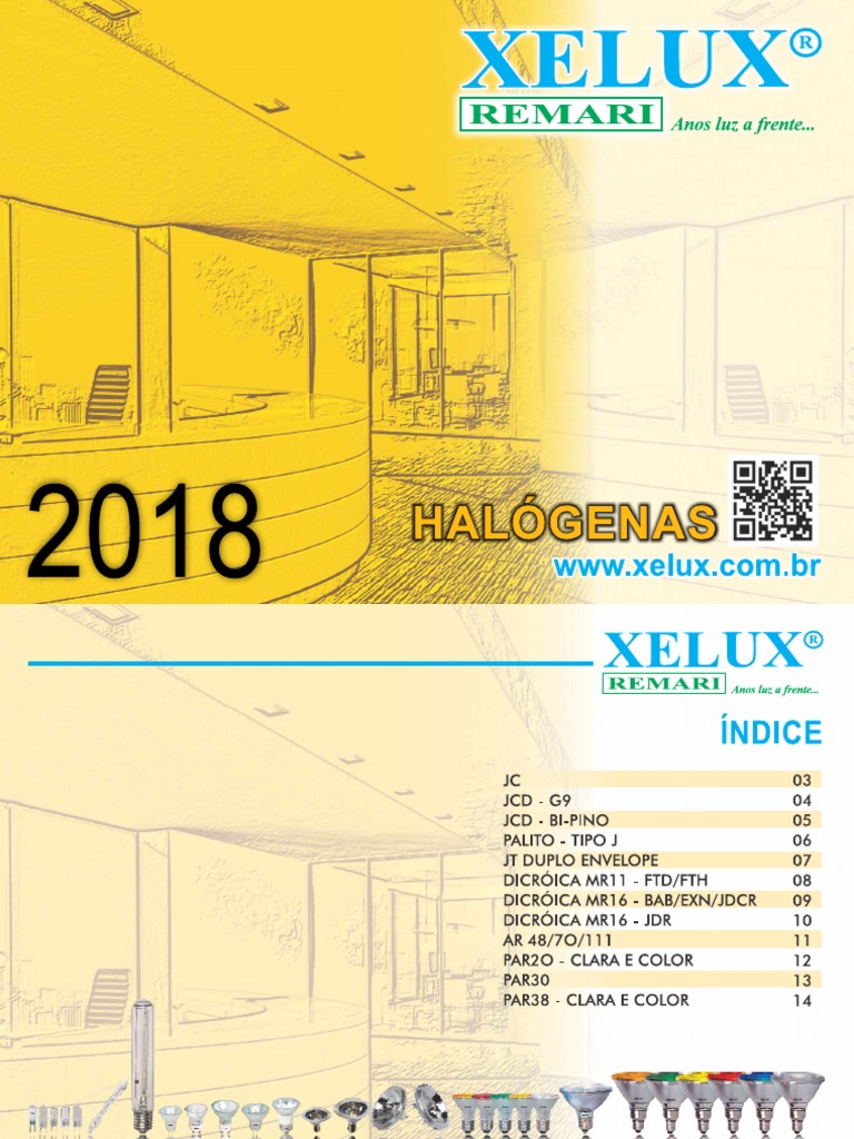 Xelux - Lâmpadas Halôgenas | PDF