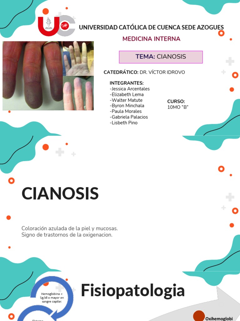 Cianosis Med Interna | PDF | Defecto cardiaco congenito ...