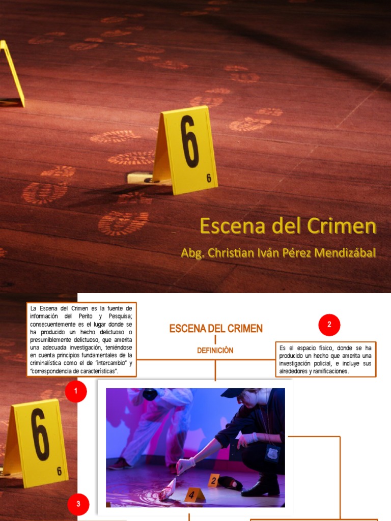 Escena Del Crimen | PDF | Ciencia forense | Crímenes